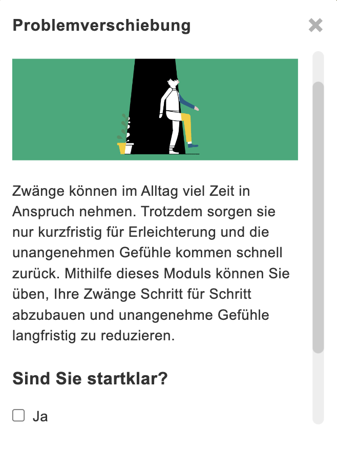 Expositionsübungen für Erwachsene mit Zwangsstörungen