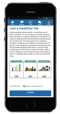 Learn to live a healthier life | Self-help ehealth interventions